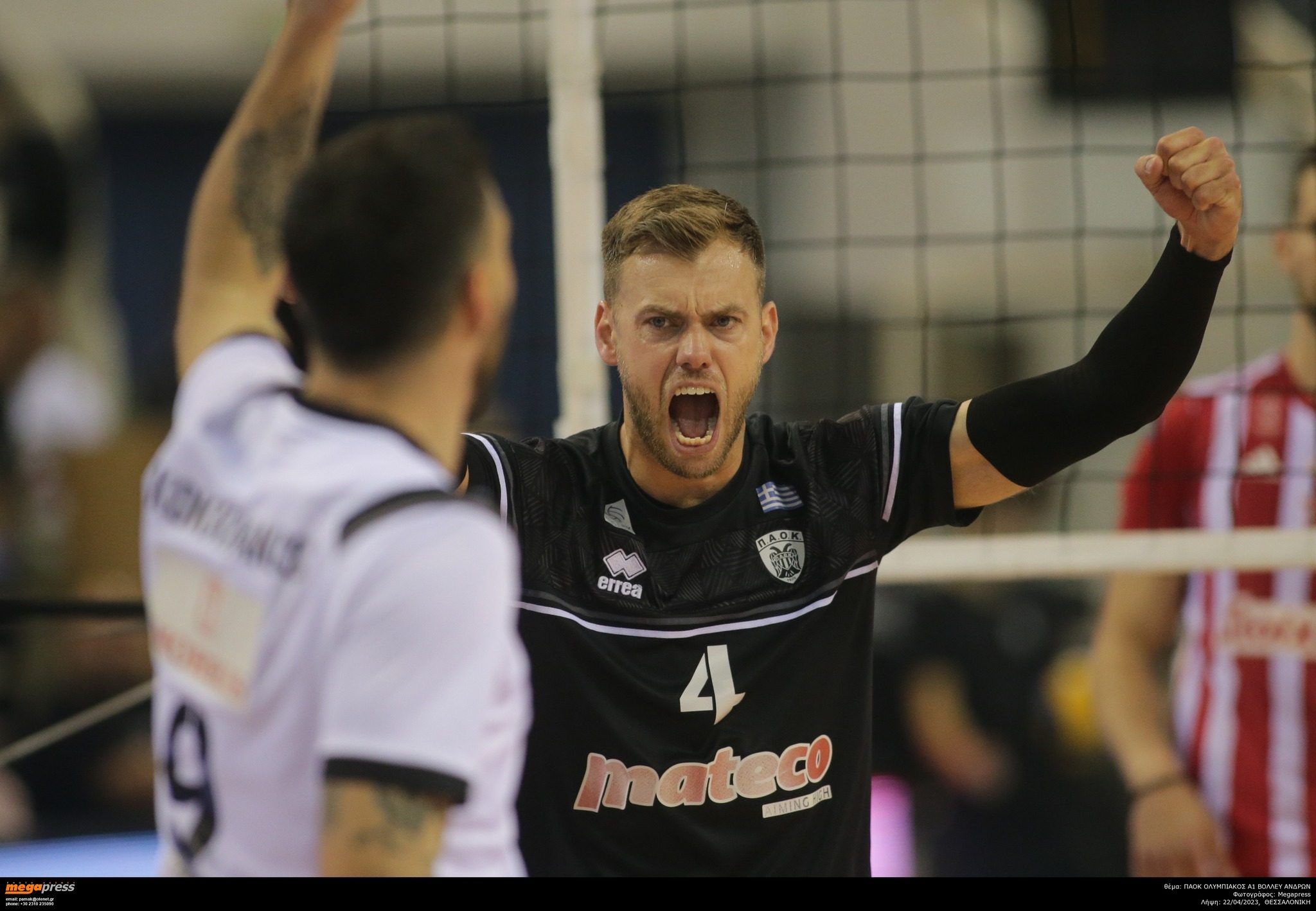 Jorna verliest strijd om Griekse titel van Olympiakos - Volleybalkrant